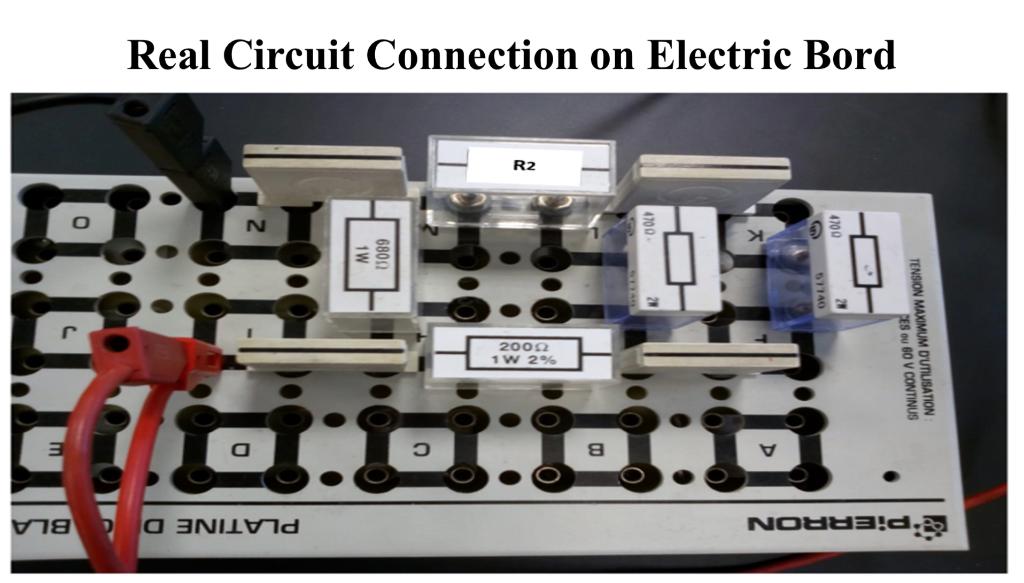 Solved Electric Combination Circuit Photo DC Power Supply | Chegg.com