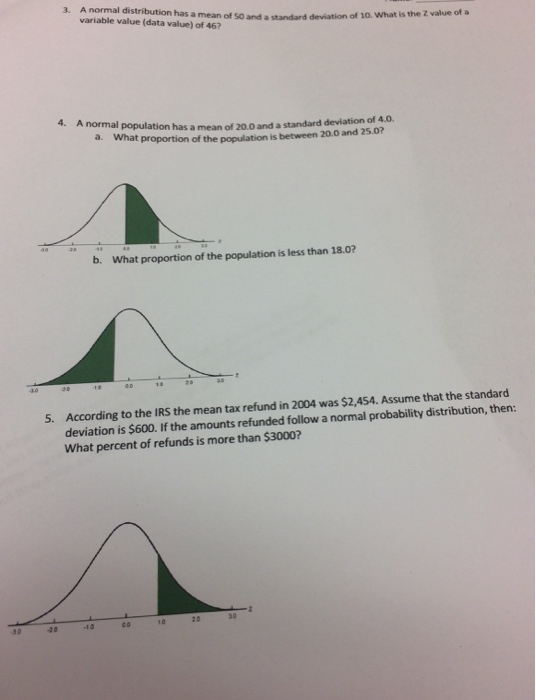 Solved A normal distribution has a mean of 50 and a standard | Chegg.com