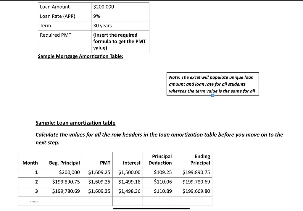 Check the “Loan Information” worksheet, you will find | Chegg.com