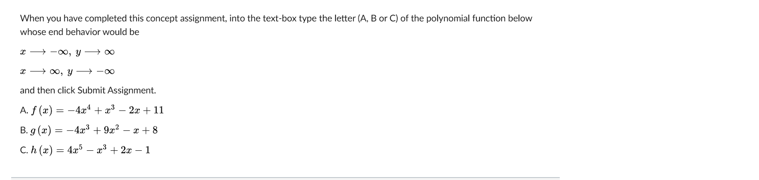Solved When you have completed this concept assignment, into | Chegg.com