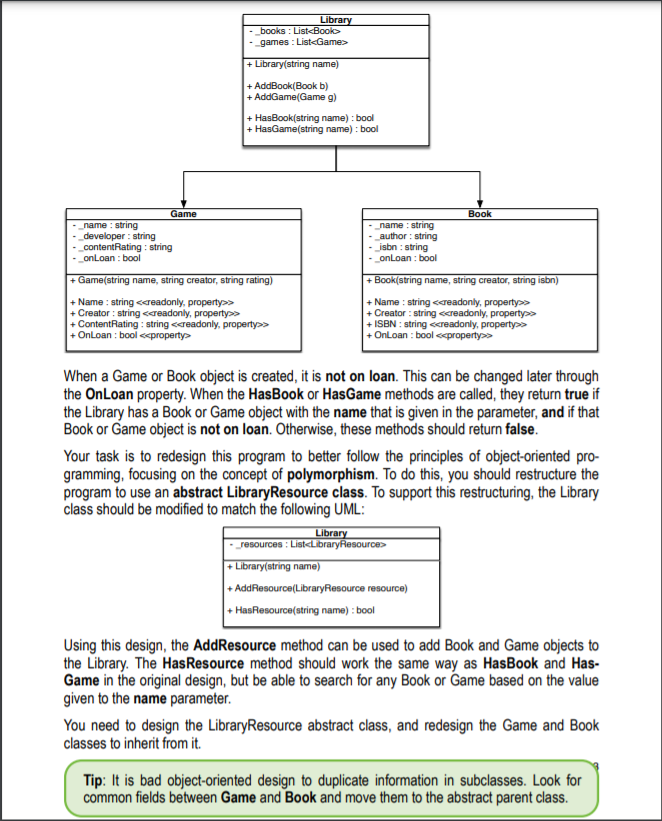 You are required to: a) Provide a new UML class | Chegg.com
