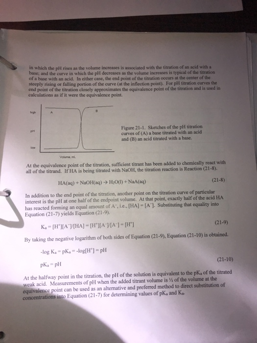 Solved pH measurement and pH titration curve prelab | Chegg.com Solved pH measurement and pH titration curve prelab | Chegg.com