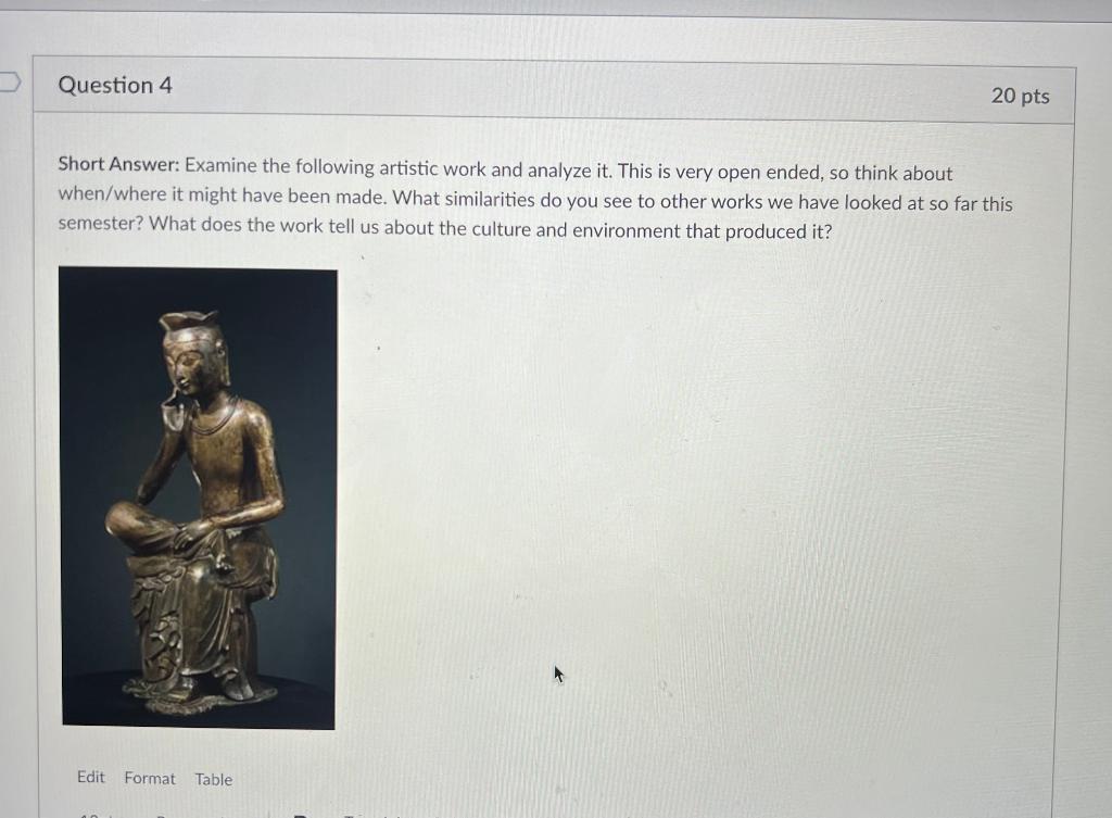 Short Answer: Examine the following artistic work and | Chegg.com