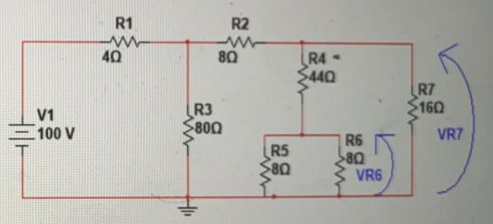 Solved Use Req to determine VR6 and VR7 in the | Chegg.com