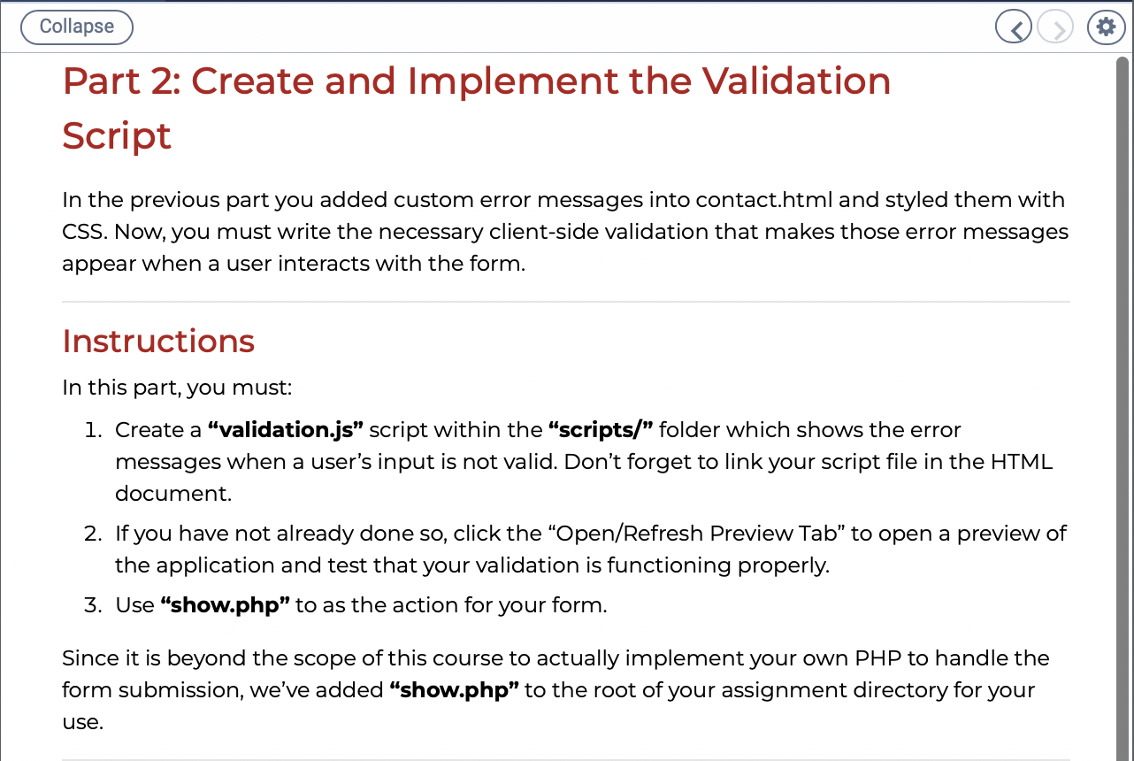 Solved first two images are the instructions. third is the | Chegg.com