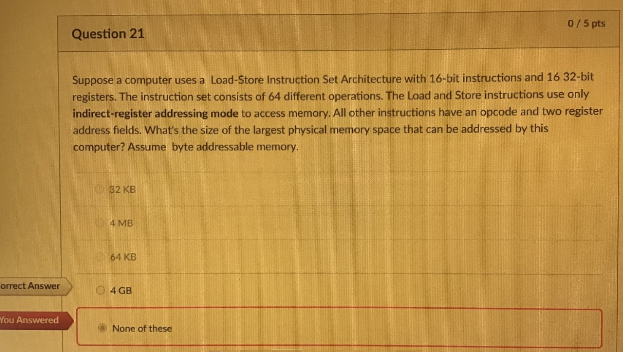 Solved Suppose a computer uses a Load-Store Instruction Set | Chegg.com