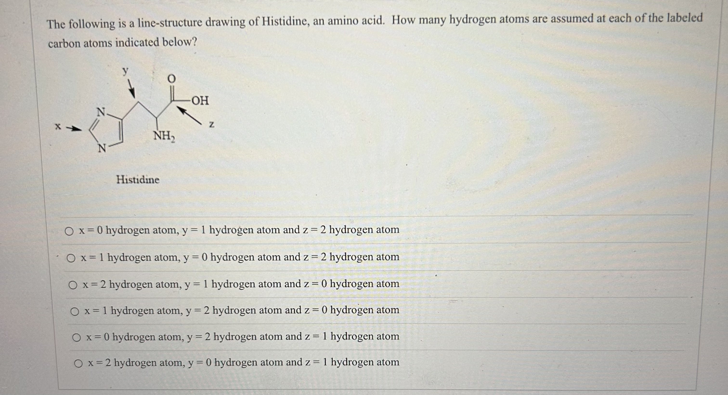 Solved The following is a line-structure drawing of | Chegg.com