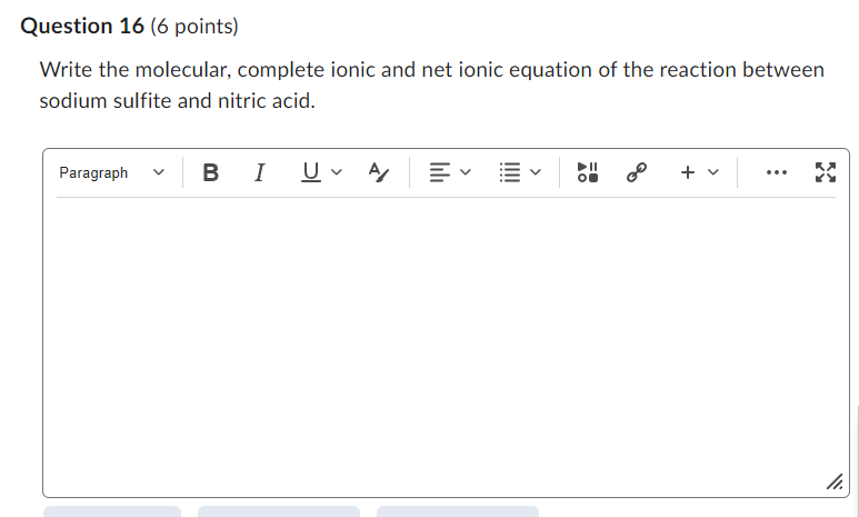 Solved Write the molecular, complete ionic and net ionic | Chegg.com