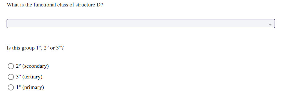 Solved Classify each structure according to its functional | Chegg.com