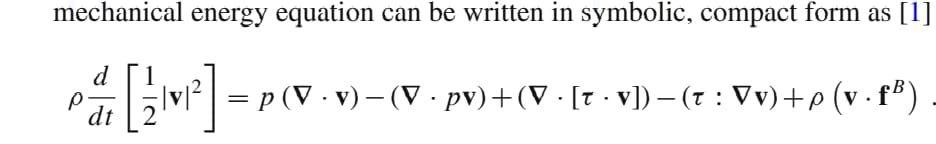 Solved mechanical energy equation can be written in | Chegg.com