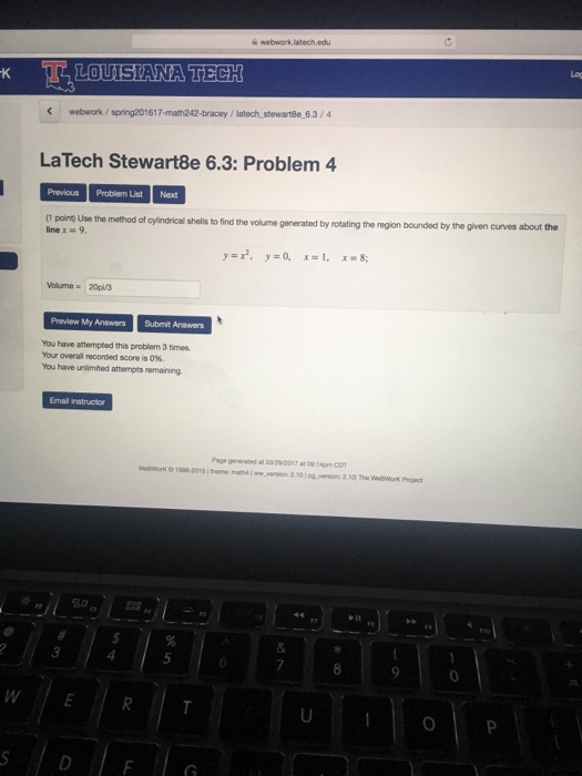 Solved webwork latech edu LOUISIANA TECH webwork spring | Chegg.com Solved webwork latech edu LOUISIANA TECH webwork spring | Chegg.com