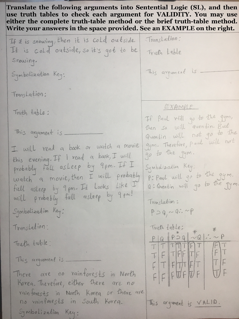 Solved Translate the following arguments into Sentential | Chegg.com