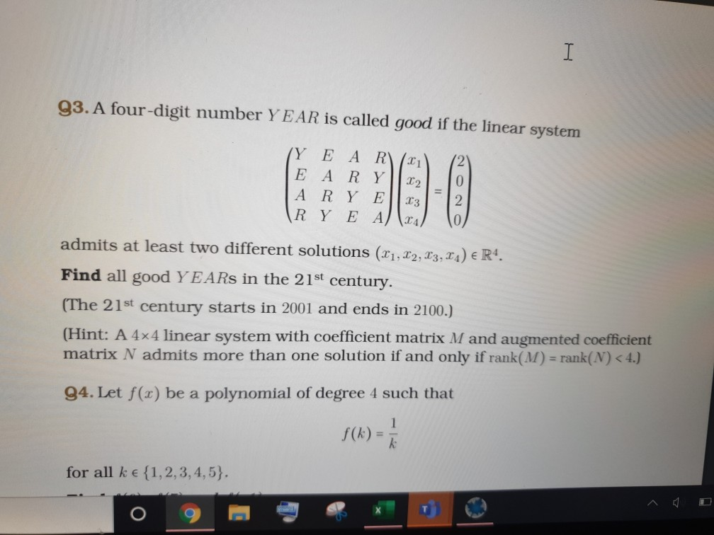Solved It Should Be Solved Using Maple Your Aim Should Be 