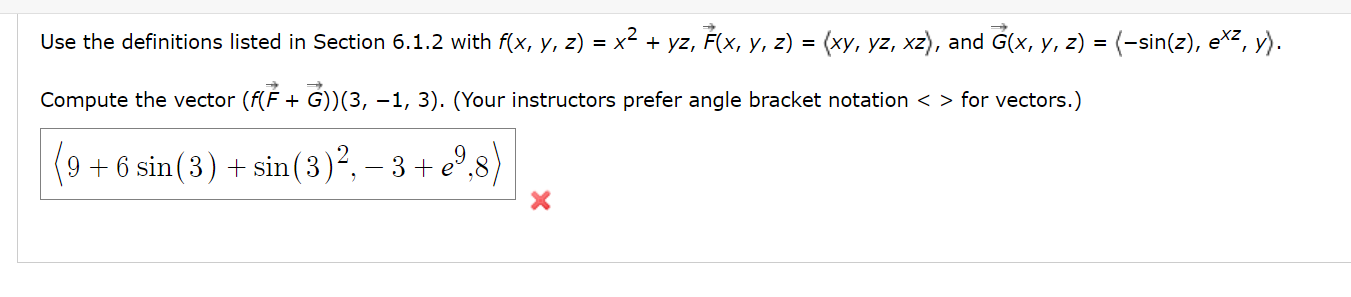 Solved Use the definitions listed in Section 6.1 .2 with | Chegg.com