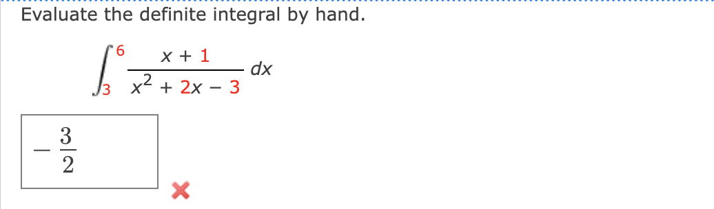 Solved Evaluate the definite integral by hand. | Chegg.com