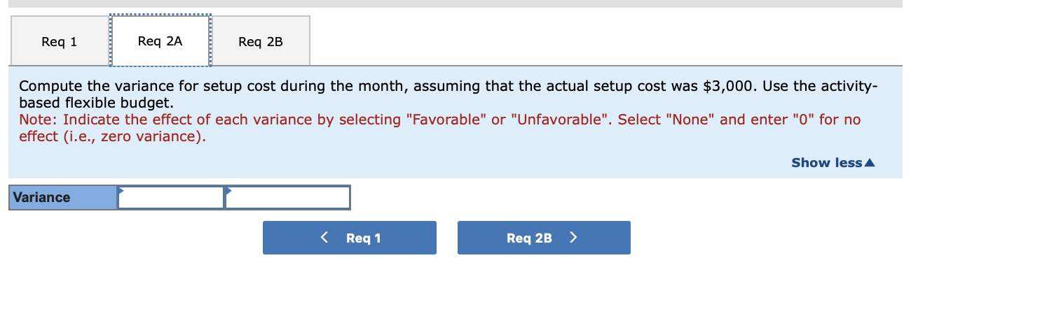 Solved Compute The Variance For Setup Cost During The Month Chegg
