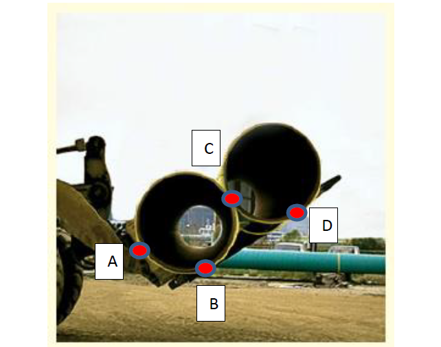 Solved Determine the reactions at A, B, C, & D in the figure | Chegg.com