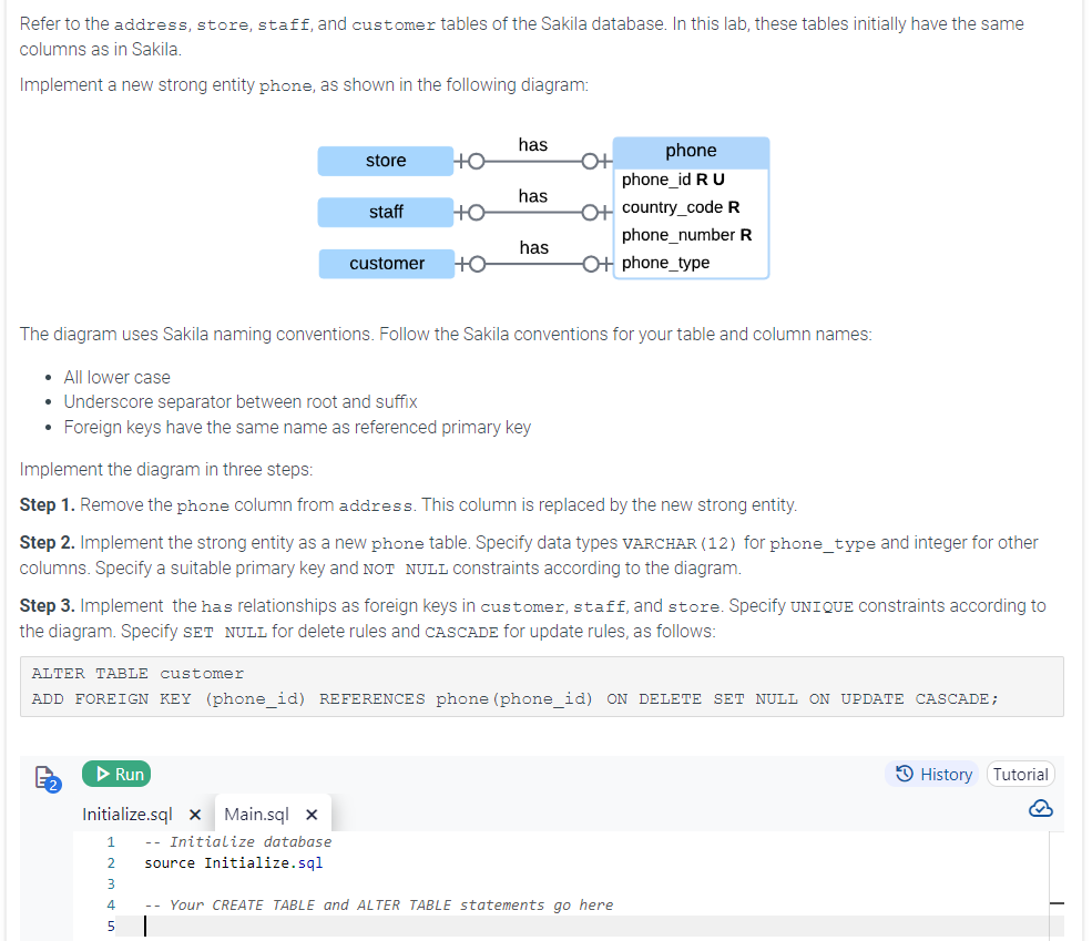 Solved Refer to the address, store, staff, and customer | Chegg.com