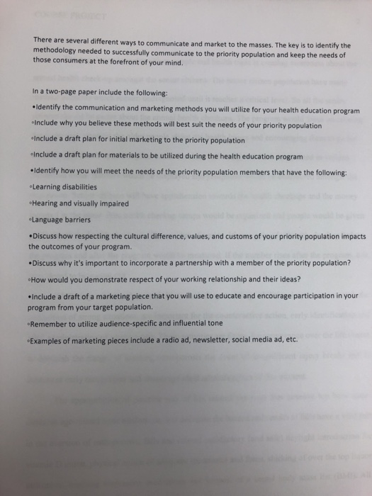 Solved There are several different ways to methodo those | Chegg.com