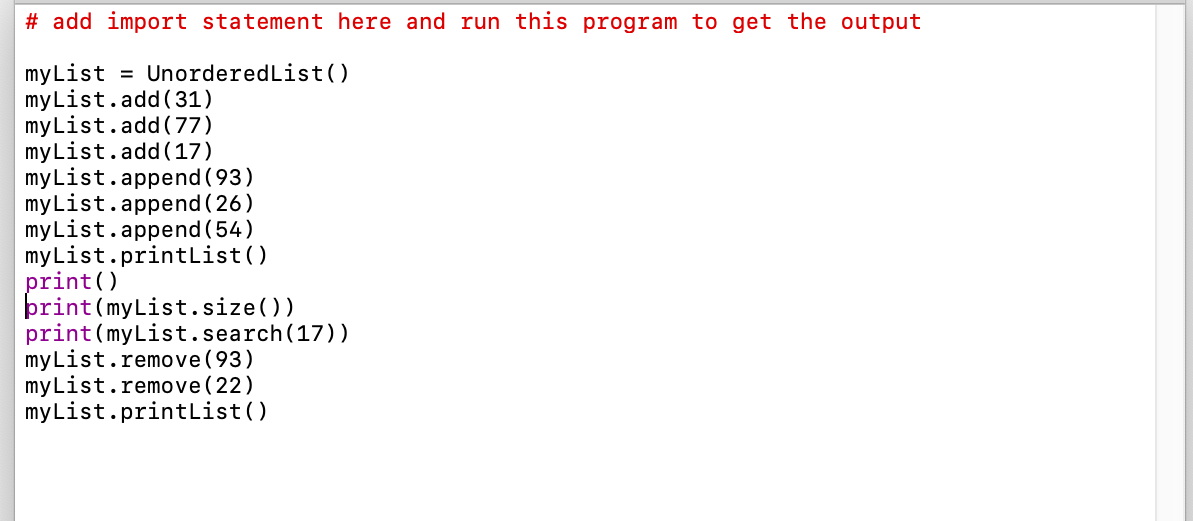 Solved Please program in PYTHON 3.9 I have attached the file | Chegg.com