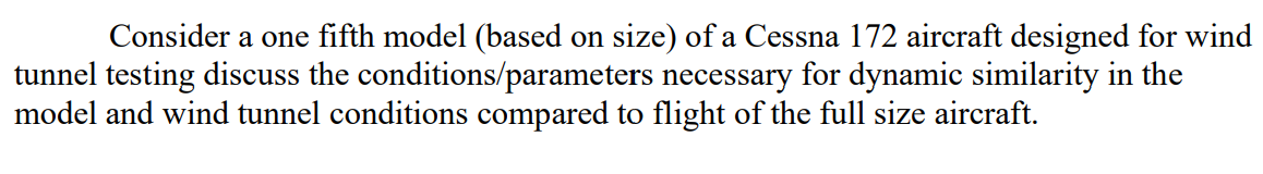 Solved Consider a one fifth model (based on size) of a | Chegg.com