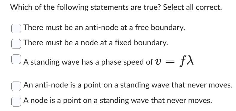 Solved Which of the following statements are true? Select | Chegg.com