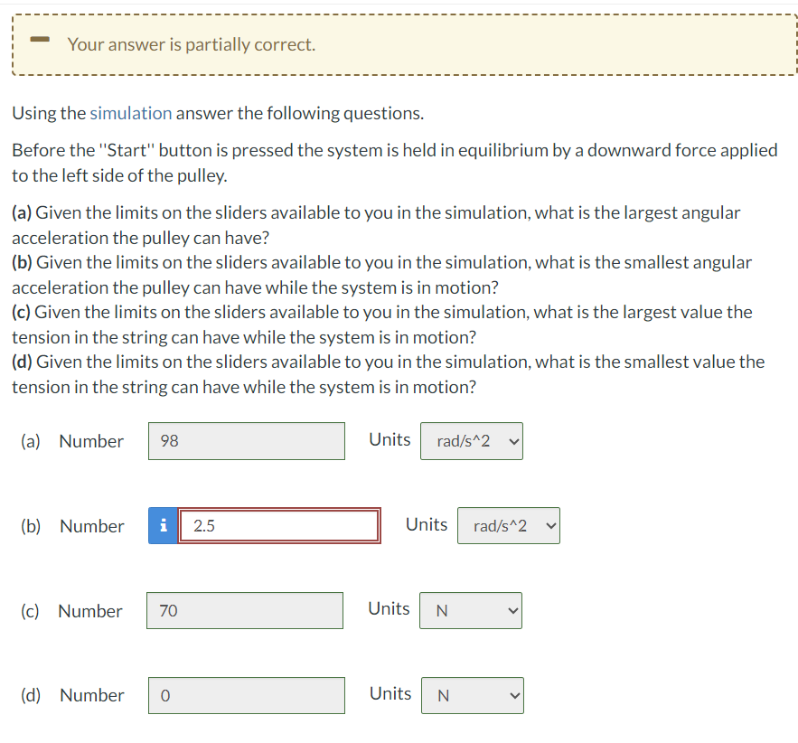 Using the simulation answer the following questions. | Chegg.com