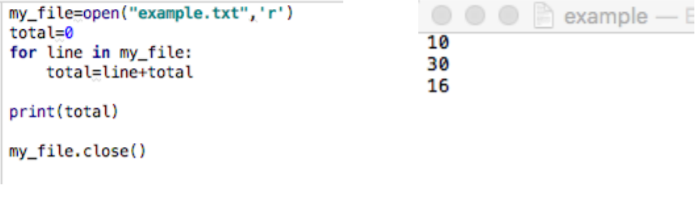 Solved Assuming that example.txt has the content shown on | Chegg.com