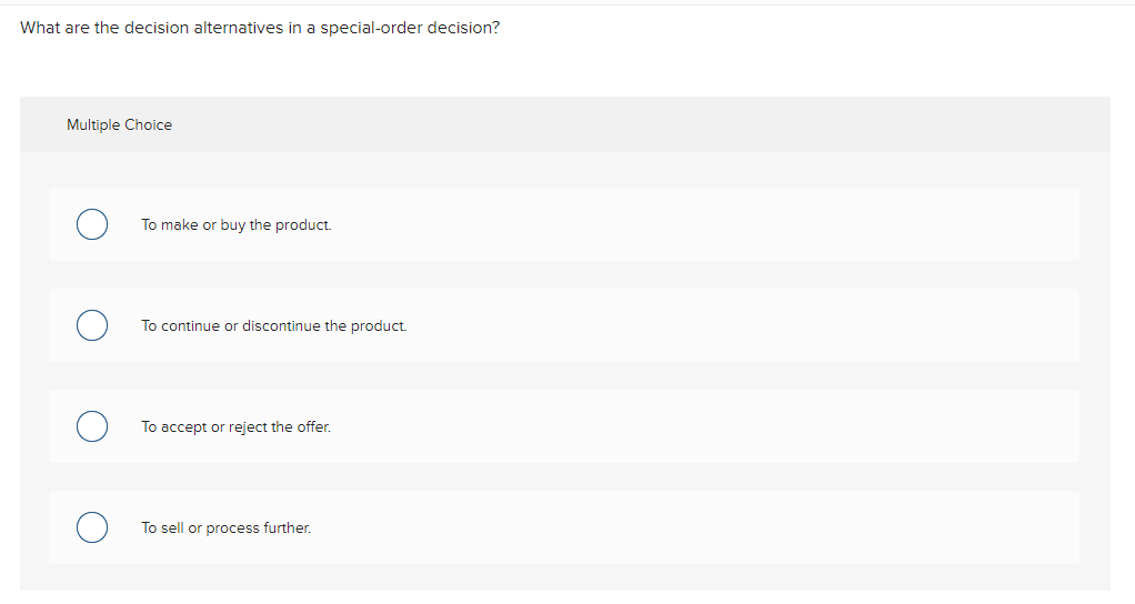 Solved The segmented income statement is primarily used for: | Chegg.com