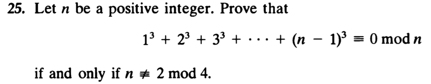 25. Let n be a positive integer. Prove that | Chegg.com