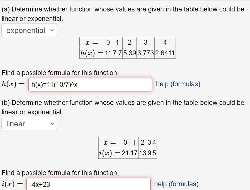 Solved A Determine Whether Function Whose Values Are Given