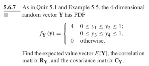 5.6.7 As in Quiz 5.1 and Example 5.5, the | Chegg.com