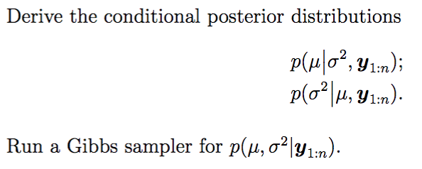 Gibbs Sampler For Conjugate Gaussian Models This 
