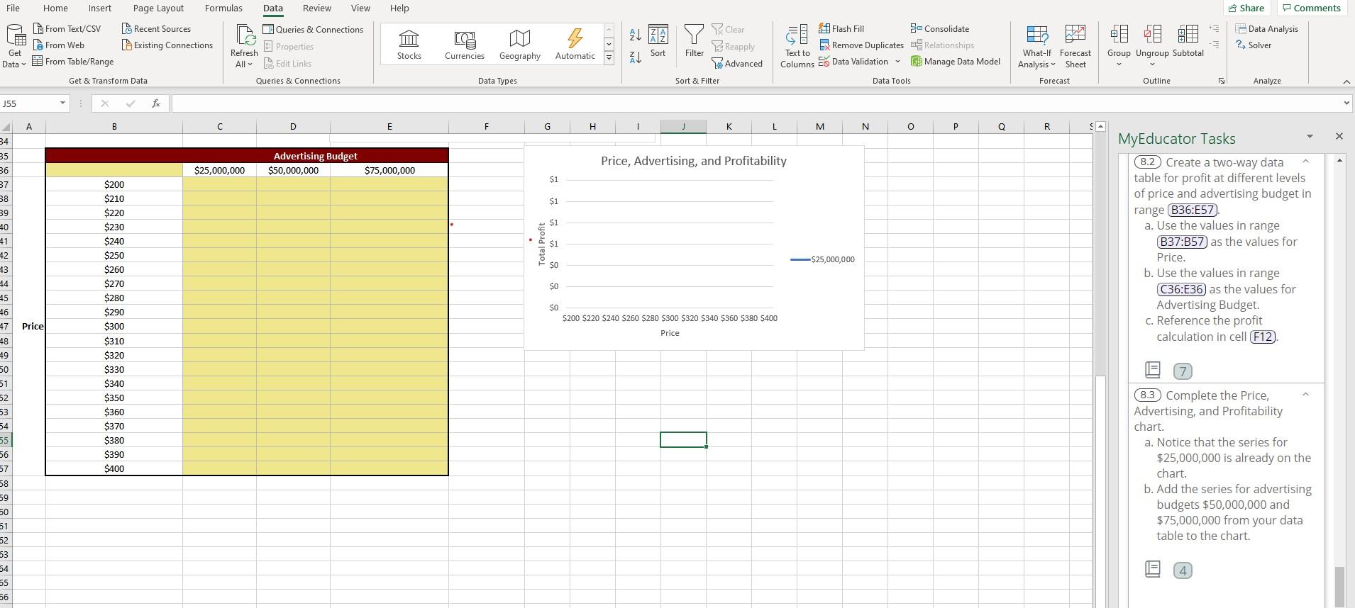Solved File Home Insert Page Layout Formulas Data Review Chegg