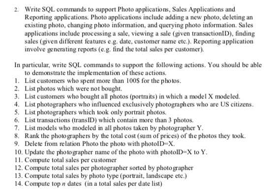 Solved Purpose of this project Analyze, design, implement, | Chegg.com