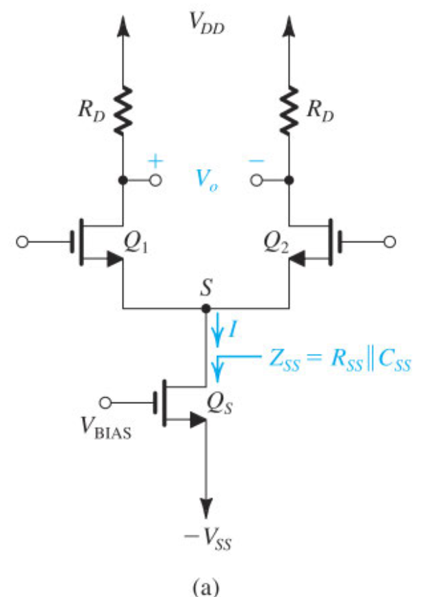 10.21 A MOSFET differential amplifier such as that in | Chegg.com