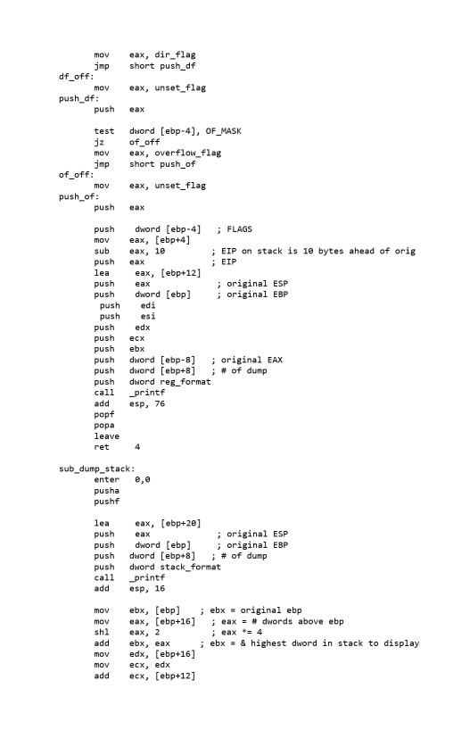 Debugging Assembly Programs by Code Inspection Task | Chegg.com