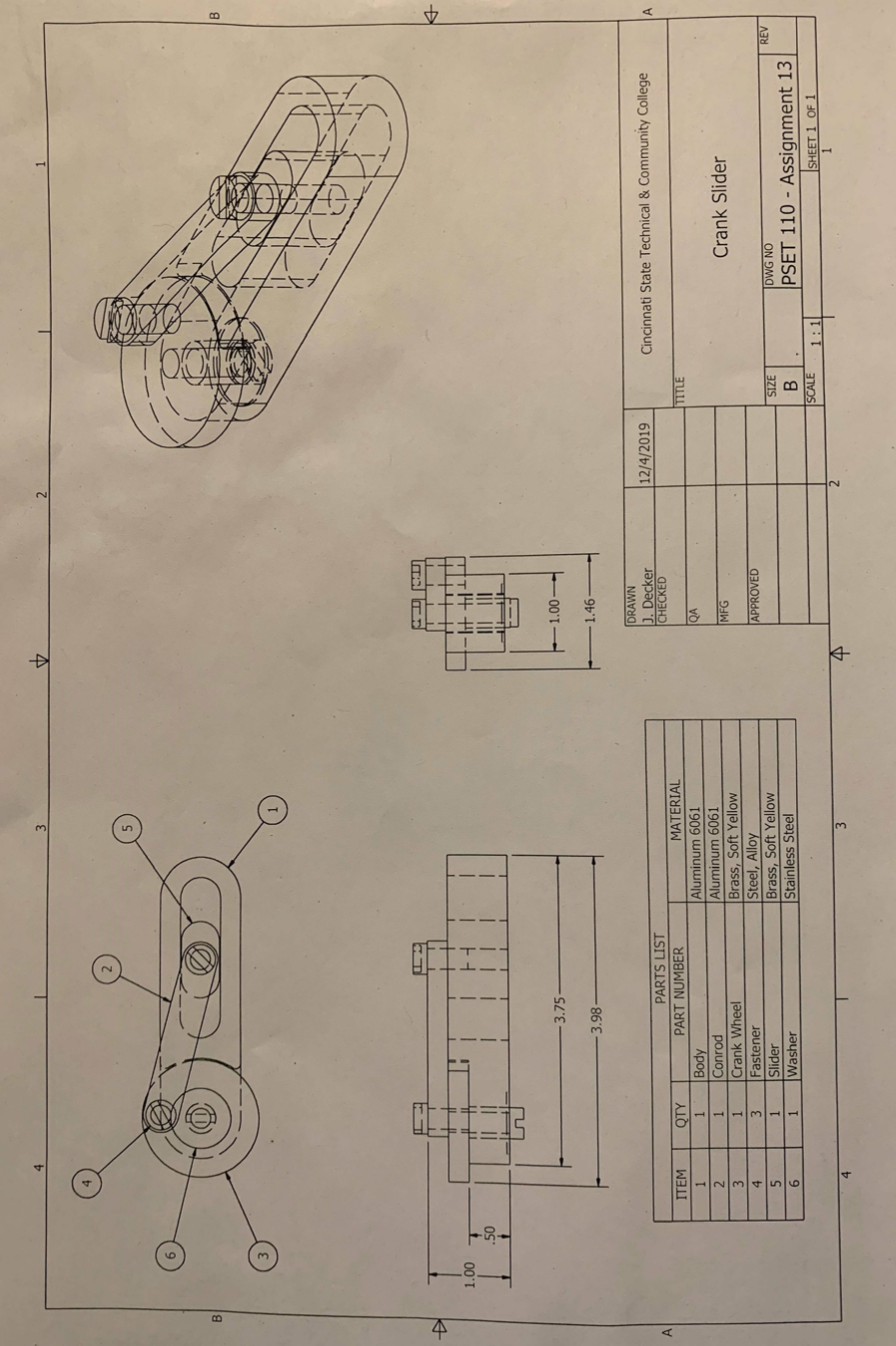 Power Systems CAD PSET 110 Assignment 13 - Inventor | Chegg.com