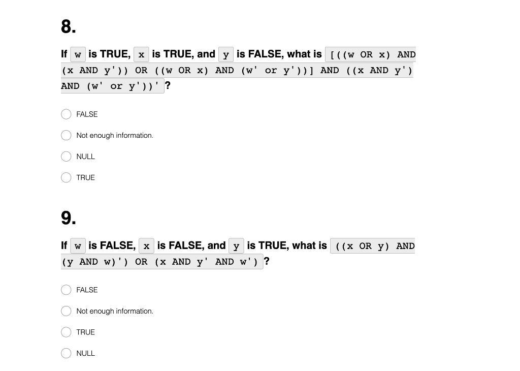 Solved Boolean Algebra and Digital Logic Assessment 1. | Chegg.com