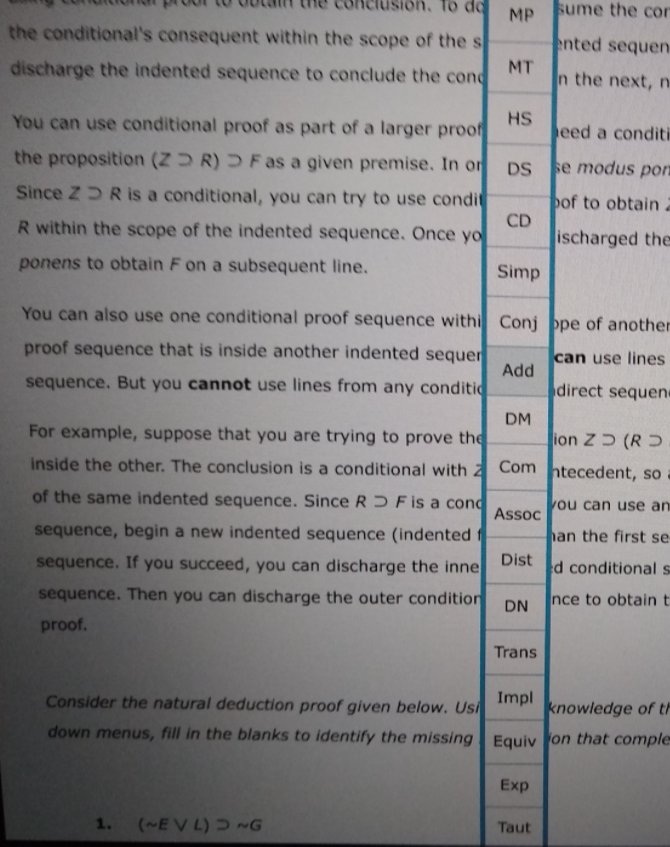 Solved You can use conditional proof when you need to prove | Chegg.com
