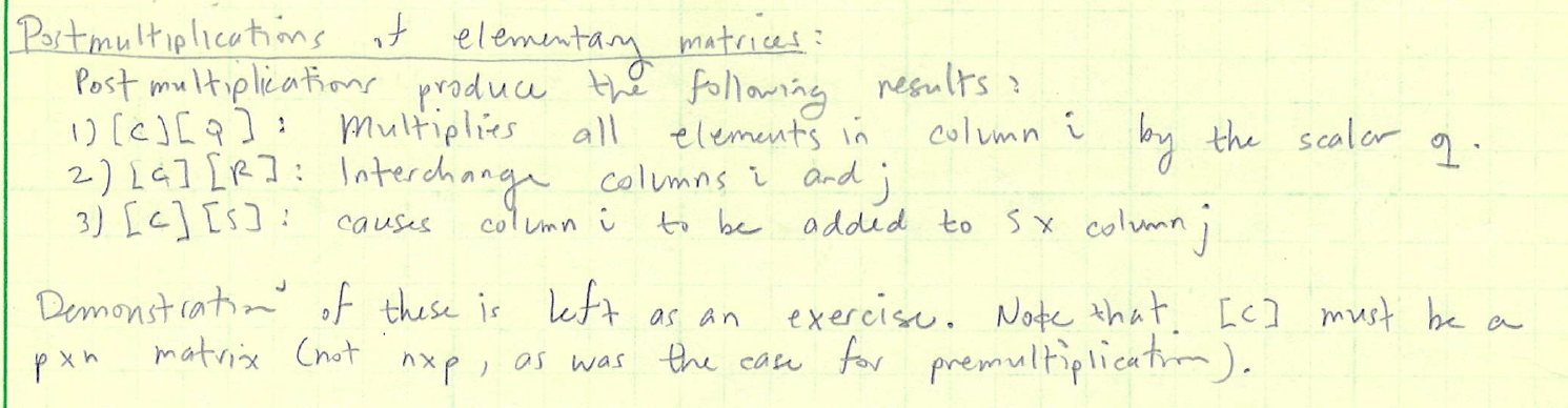 Solved Prove that the Q,R and S post-multiplications result | Chegg.com