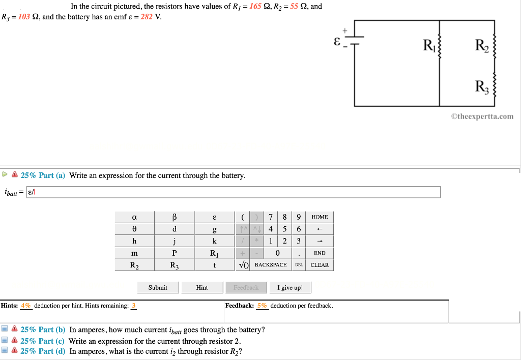 Solved In the circuit pictured, the resistors have values of | Chegg.com