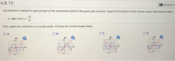 Solved Use Newton's method to approximate all the | Chegg.com