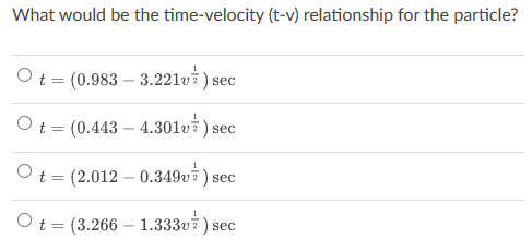 Solved A particle is moving along a straight line with an | Chegg.com