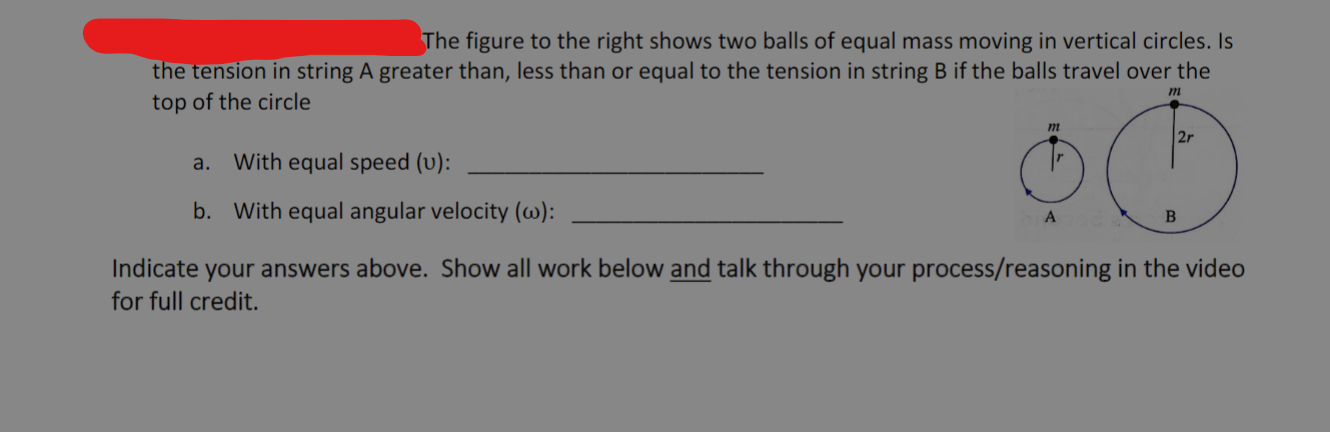 Solved The figure to the right shows two balls of equal mass | Chegg.com