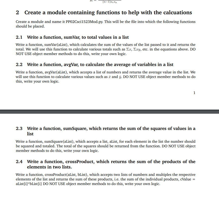 Solved 1 Assignment Overview This Is A Simple Assignment To 