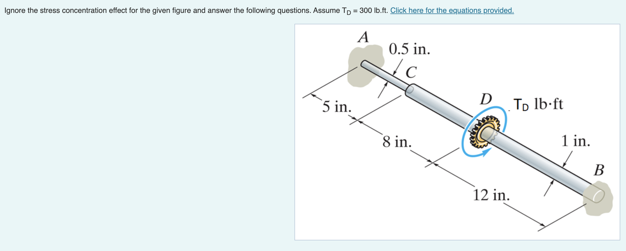 Solved 1. Find the torque at support A 2. Find the torque at | Chegg.com