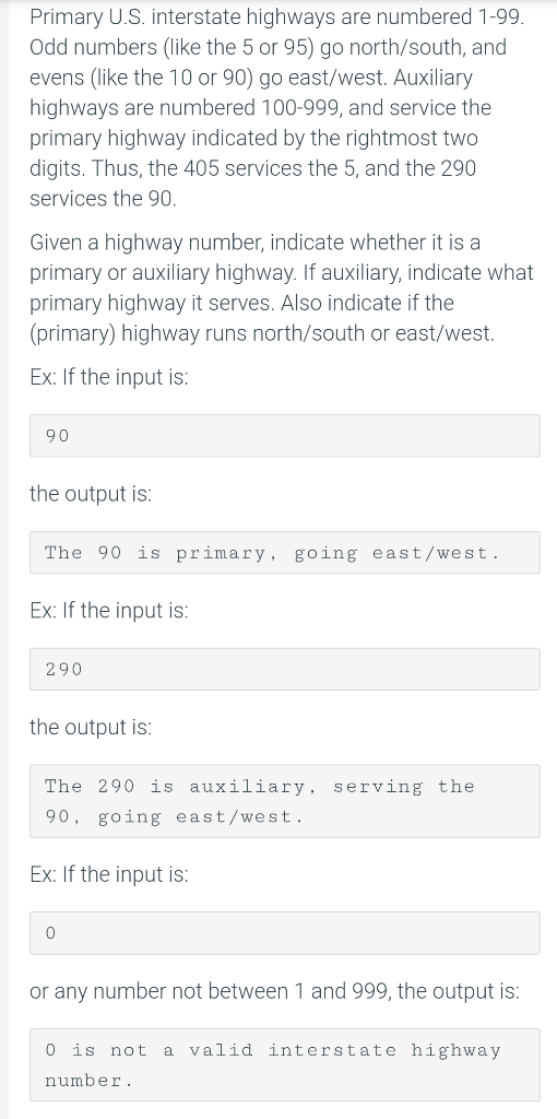 Solved Odd numbers (like the 5 or 95 ) go north/south, and | Chegg.com