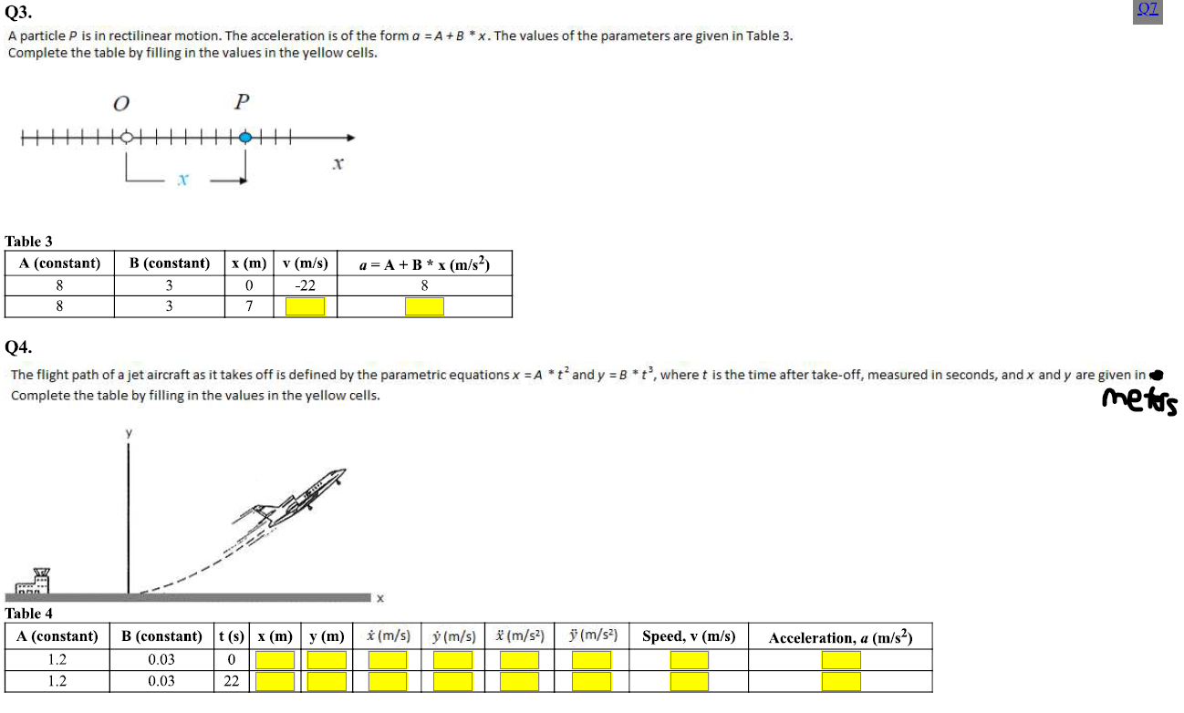 Solved A particle P is in rectilinear motion with a constant | Chegg.com