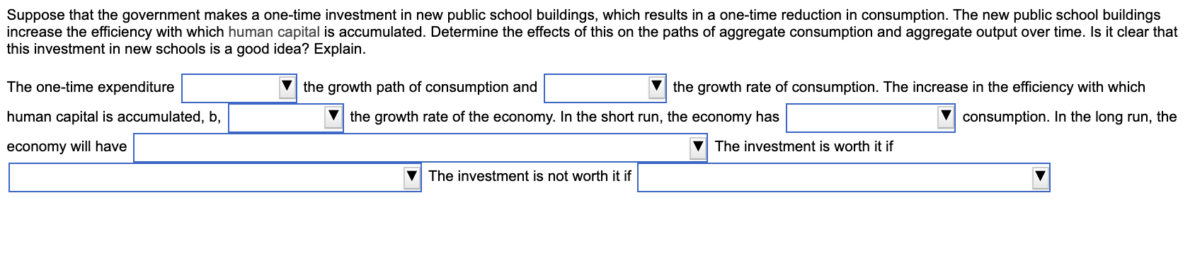 Solved 1. first blank: will increase/ will decrease. will | Chegg.com